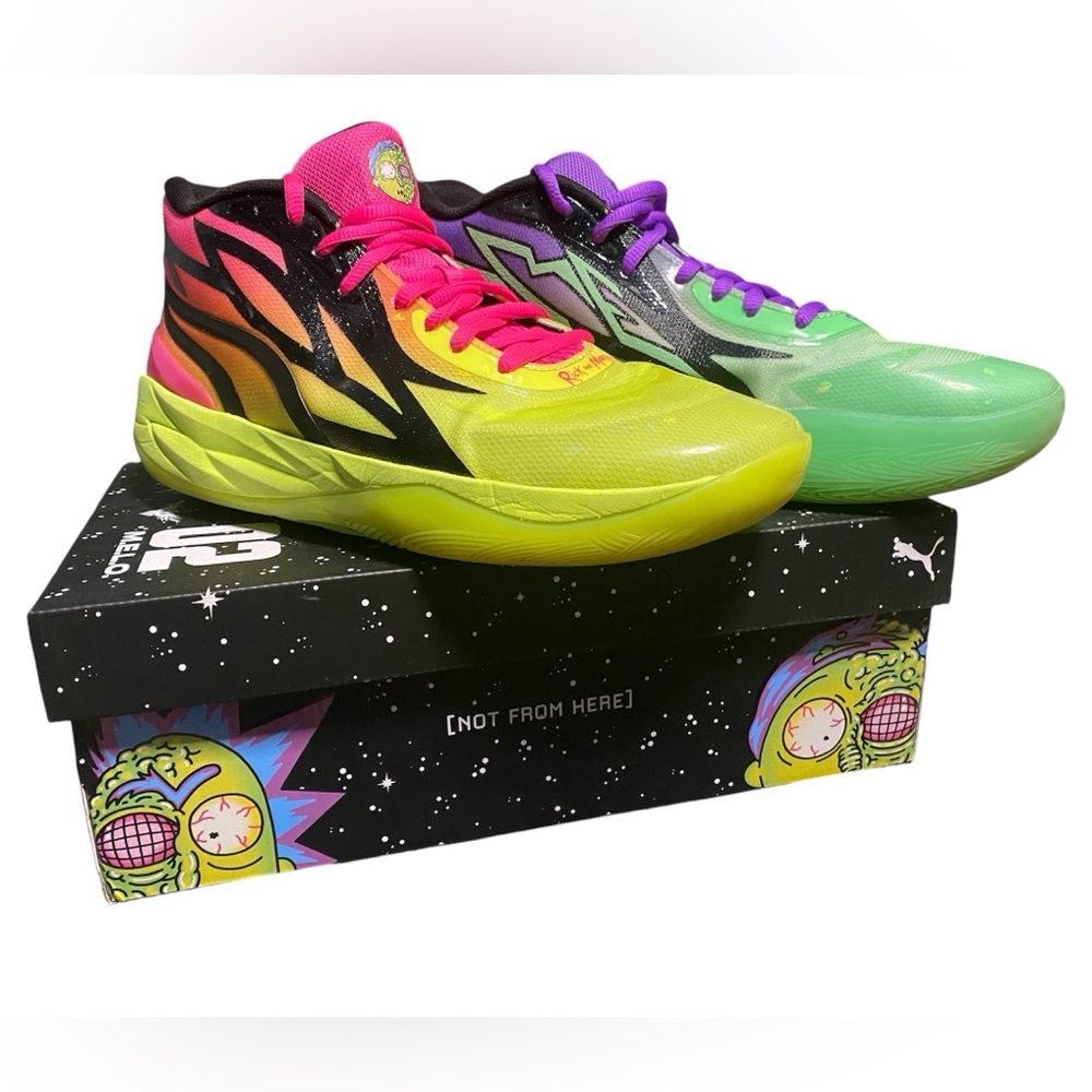 Puma Melo ‘Mb.02 Rick & Morty’ Safety Yellow-Elektro … - Gem